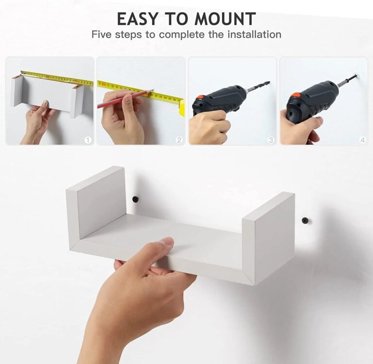 3pc White Floating Shelf - Shopro Distributors