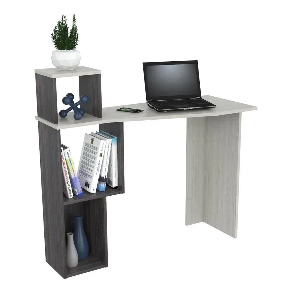 Simplicy Unique Two Tone Computer/ Study Desk - Shopro Distributors