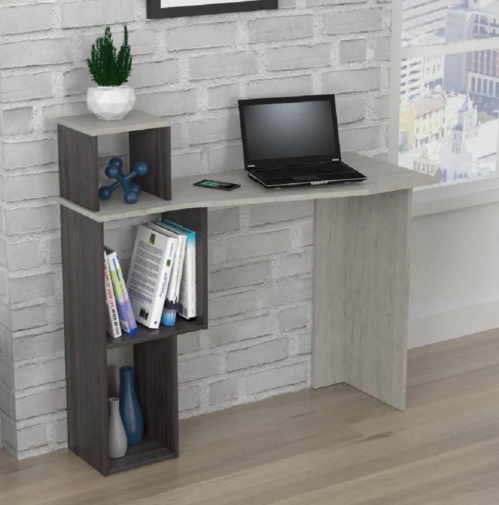 Simplicy Unique Two Tone Computer/ Study Desk - Shopro Distributors