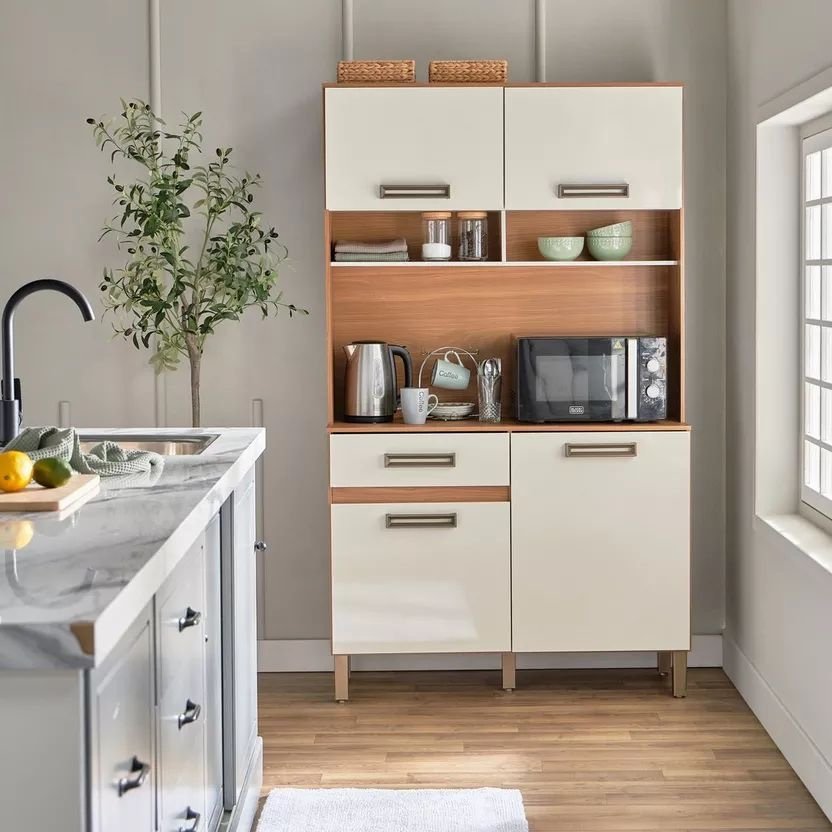 Walden Kitchen Cupboard with 4 Doors| Desk| in Trinidad...